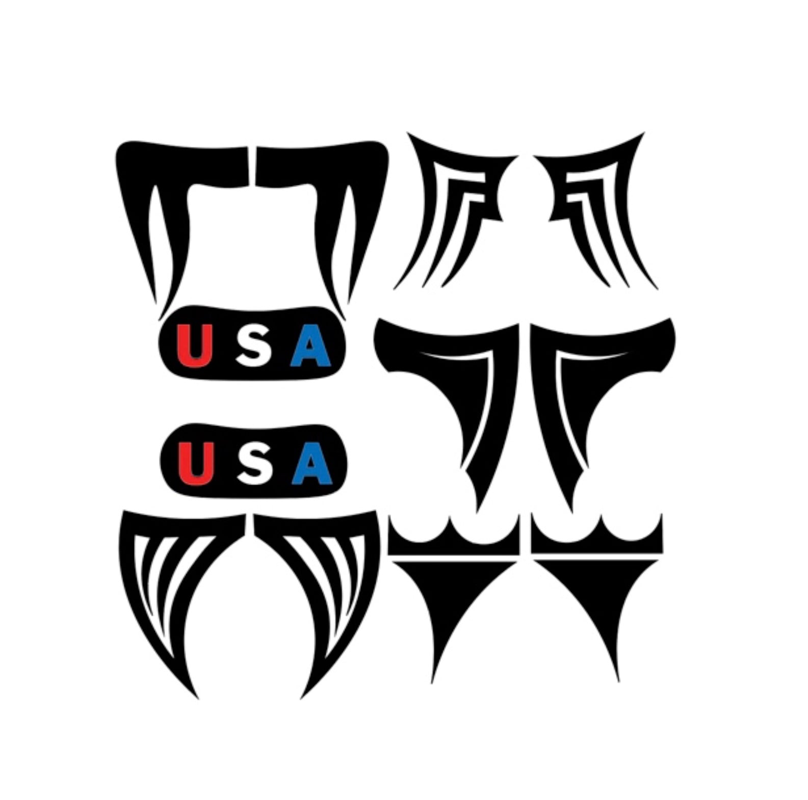 Game Face 6-Pack BLSTK Athletics Temporary Tattoos